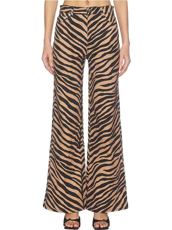 SIMONMILLER Rumie Printed Jeans - Brown