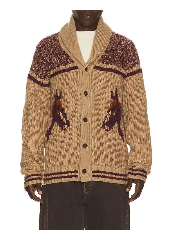 Guest In Residence Rodeo Cardigan - Brown