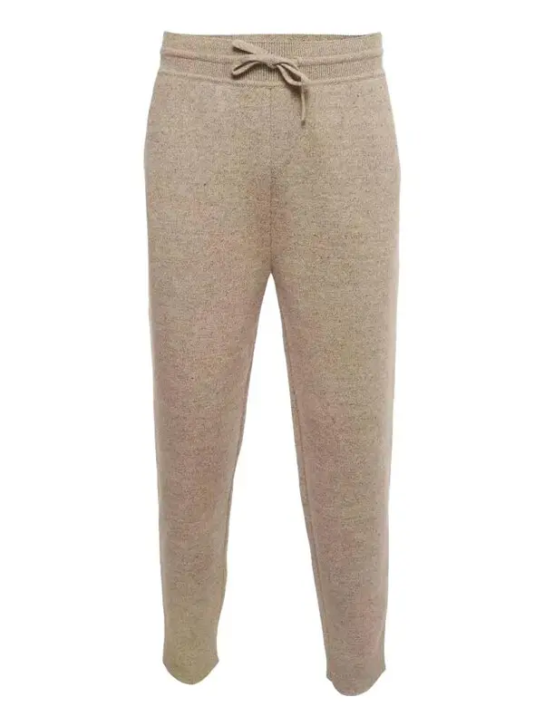 Loro Piana Feriolo Knitted Track Pants - Neutrals