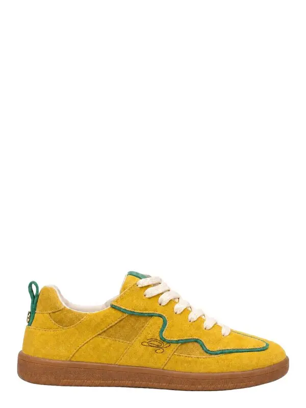 ATHENARA BY MARCELA HERNANDEZ Thalema Suede Trainers - Yellow