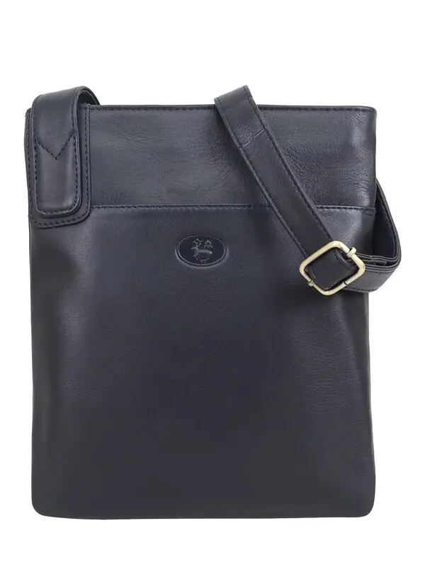 LLOYD BAKER Pushkar Leather Crossbody Bag - Blue