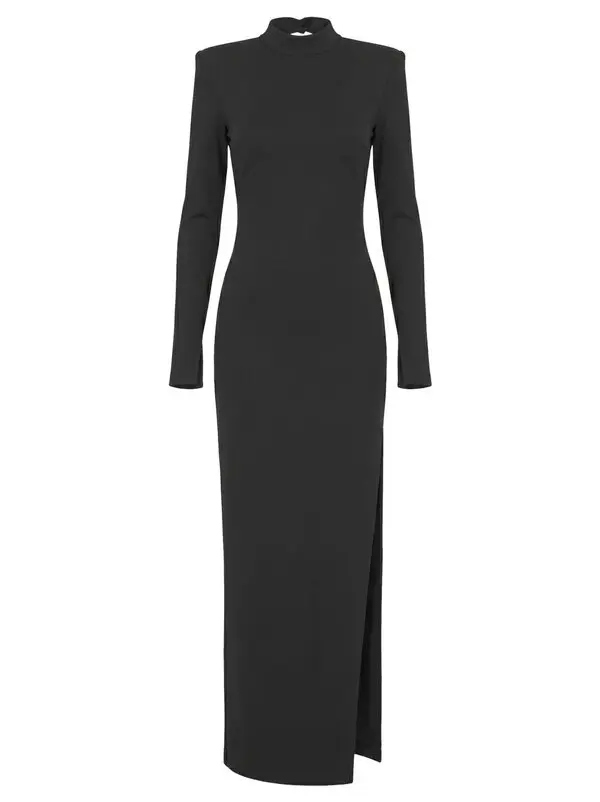 AGGI BY HALEWSKI Zeina Maxi Dress - Black