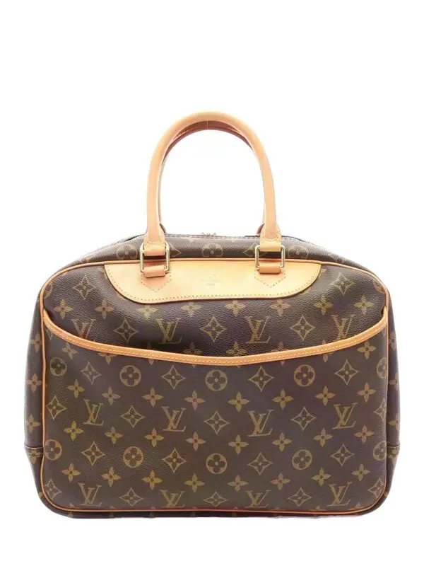 LOUIS VUITTON 1999 Monogram Deauville Tote Bag - Brown