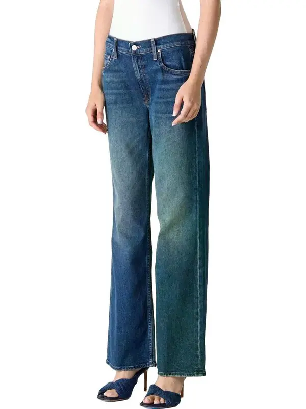 MOTHER The Bookie Sneak Flared Jeans - Blue