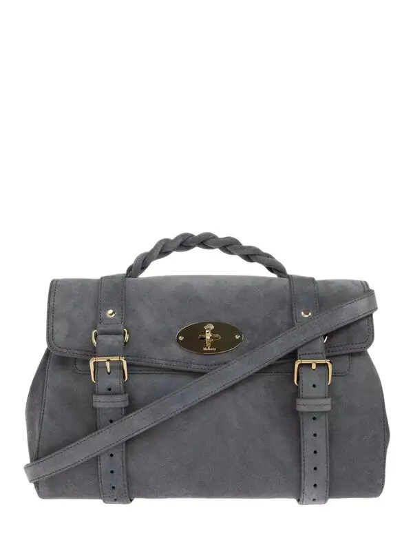 Mulberry Alexa Braided Tote Bag - Grey