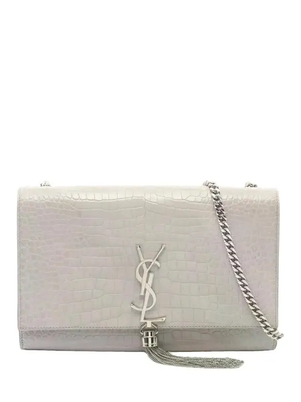 Saint Laurent 2010s Medium Kate Shoulder Bag - Grey