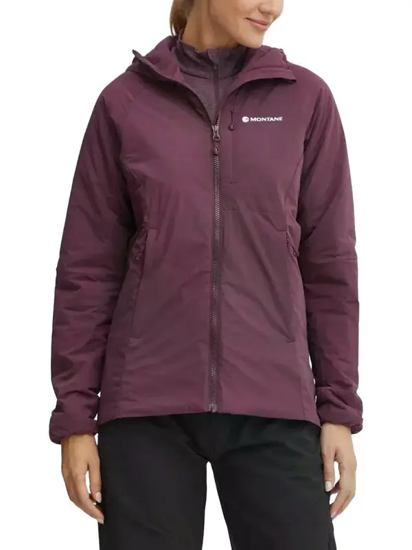 MONTANE Fireball Hooded Logo-print Performance Jacket - Purple