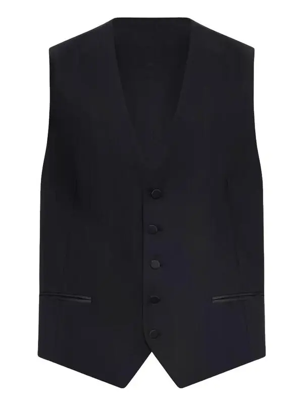 Tagliatore Three-piece Single-breasted Suit - Black