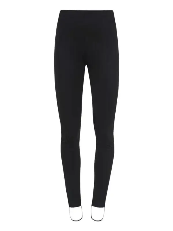 Vetements Logo-print Stirrup Leggings - Black