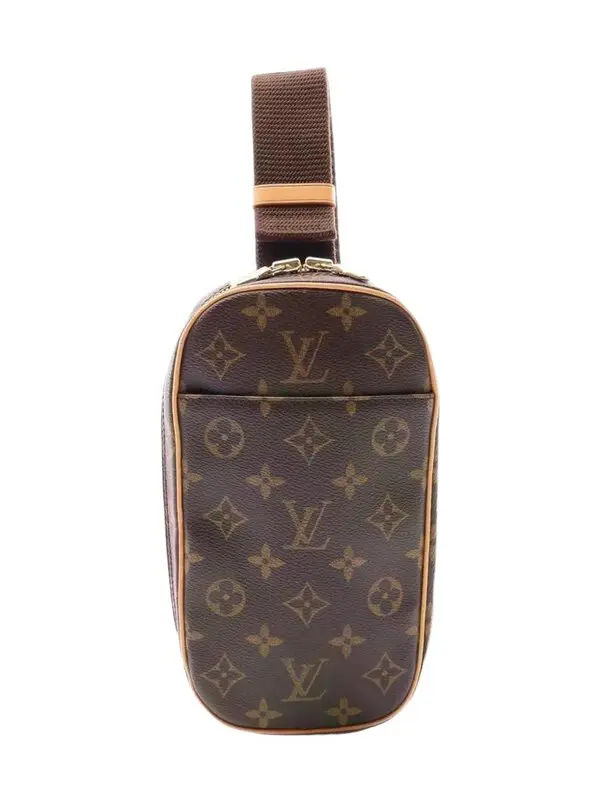 LOUIS VUITTON 2003 Monogram Pochette Ganju Belt Bag - Brown