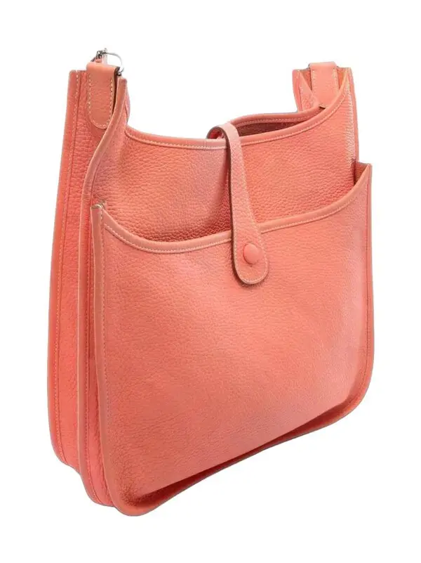 Hermès 2013 Evelyn Clemence Shoulder Bag - Orange