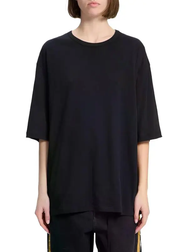 ANN DEMEULEMEESTER Brushed-finish T-shirt - Black