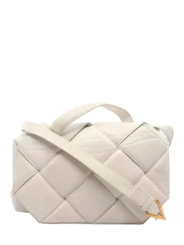 Bottega Veneta 2000s Maxi Intrecciato Shoulder Bag - Neutrals