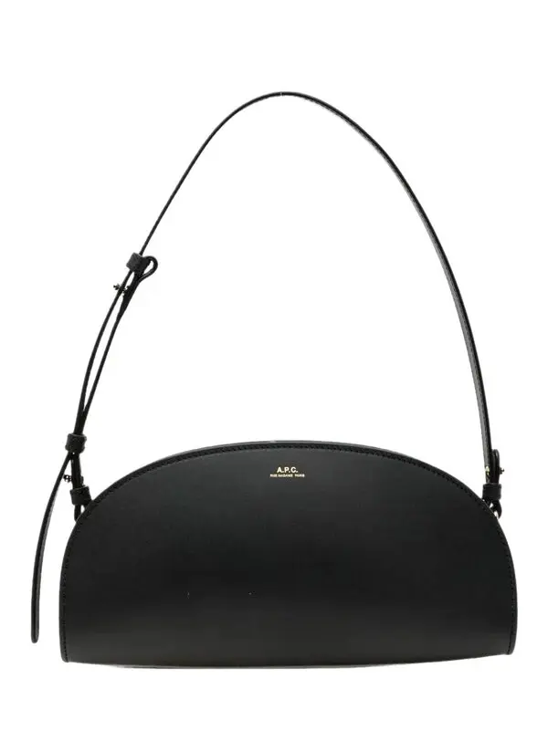 A.p.c. Demi-lune Shoulder Bag - Black