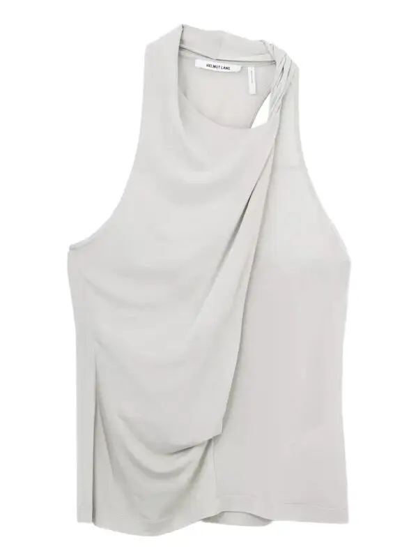 Helmut Lang Draped Halterneck Top - Grey