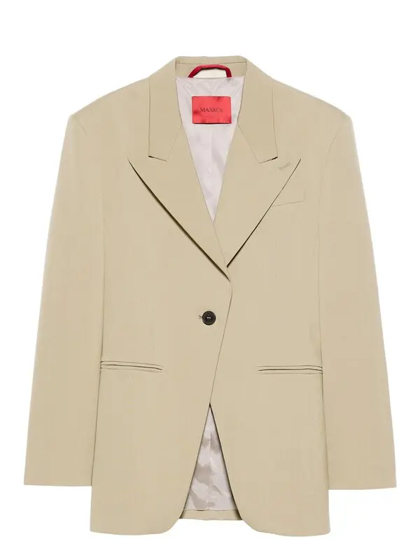 Max & Co. Single-breasted Blazer - Beige