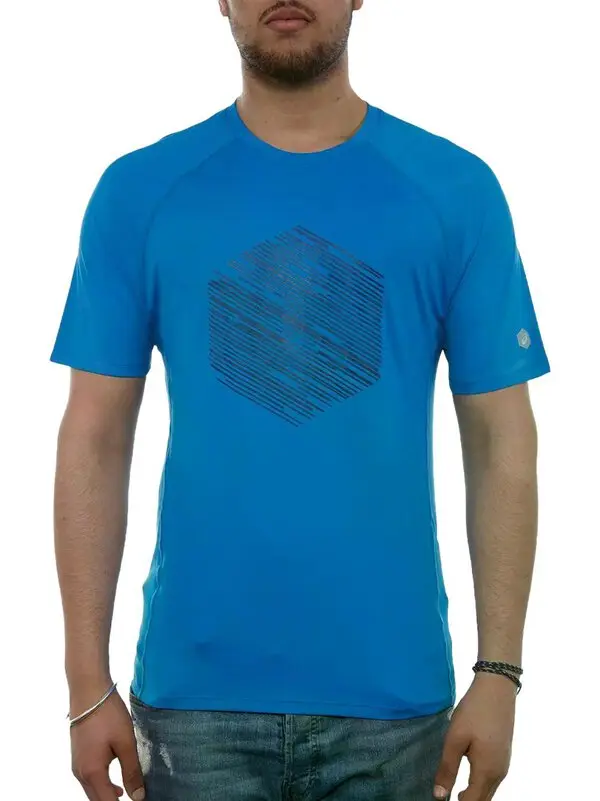 Nike Graphic-print Raglan-sleeve T-shirt - Blue