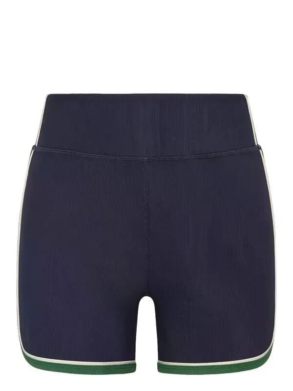 The Upside Rhythm Striped Shorts - Blue