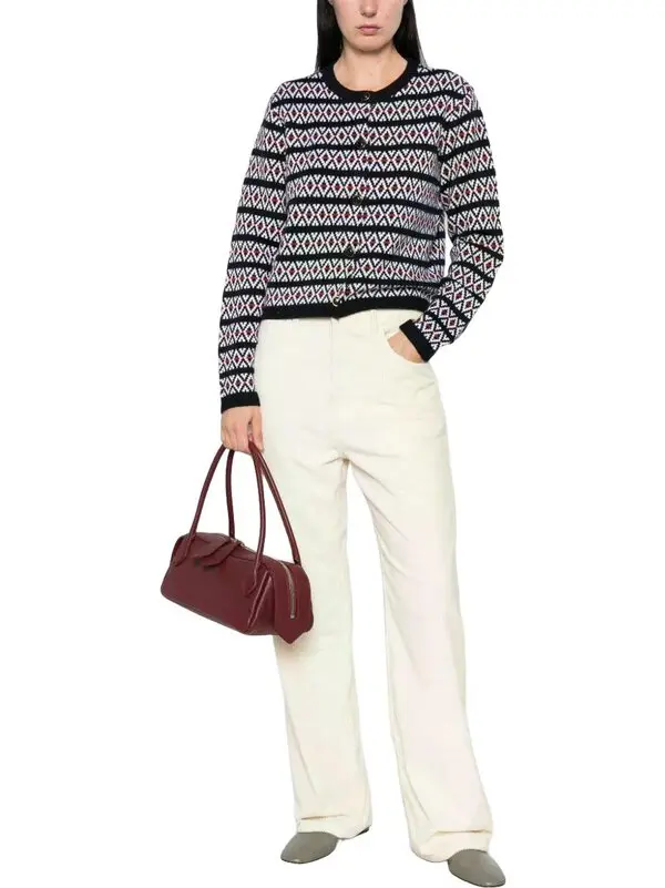 FRAME Fair-isle-pattern Cardigan - Blue