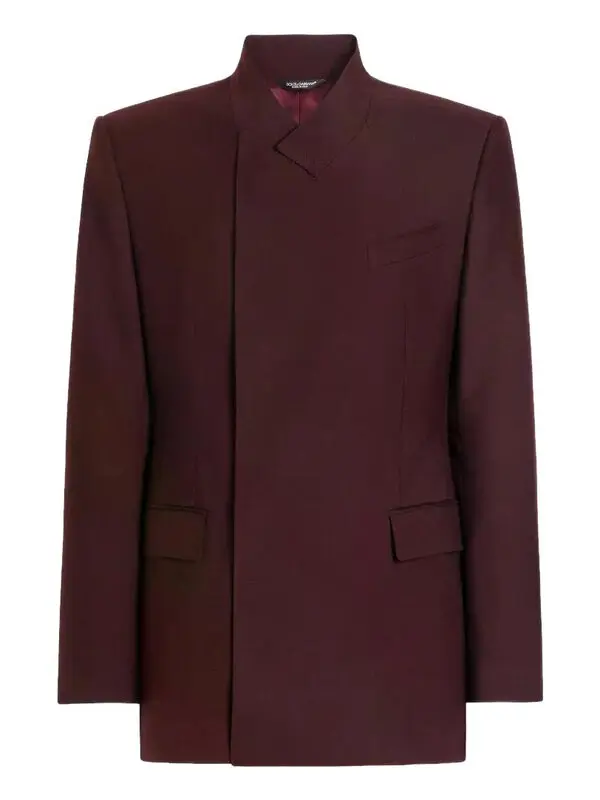 Dolce & Gabbana Sicilia Double-breasted Wool Gabardine Jacket - Brown
