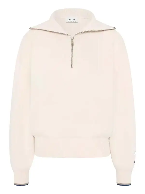 The Upside Kairo Half-zip Sweater - Neutrals