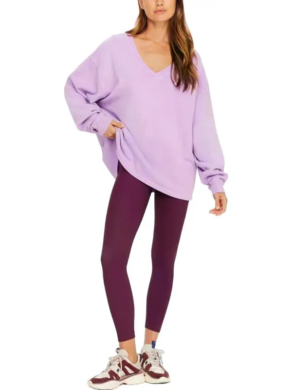 The Upside Soul Lou Neck Sweater - Purple