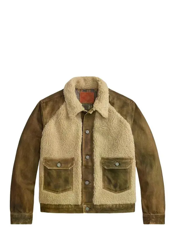 Ralph Lauren Shearling Cotton Jacket - Brown