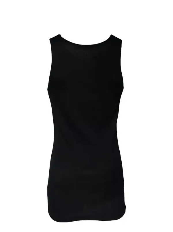 Dolce & Gabbana Ribbed Tank Top - Black