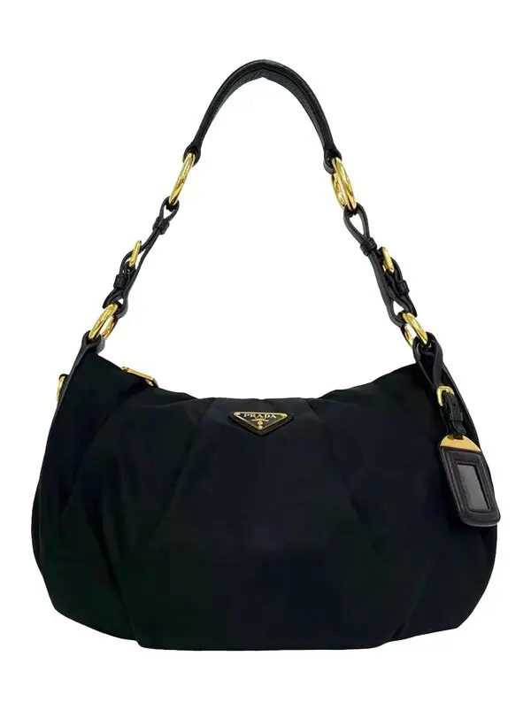 Prada 2013-2026 Tessuto Shoulder Bag - Black