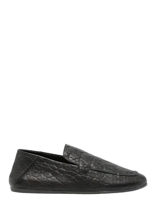 Sofie D'hoore Fenix Croc-effect Leather Loafers - Black