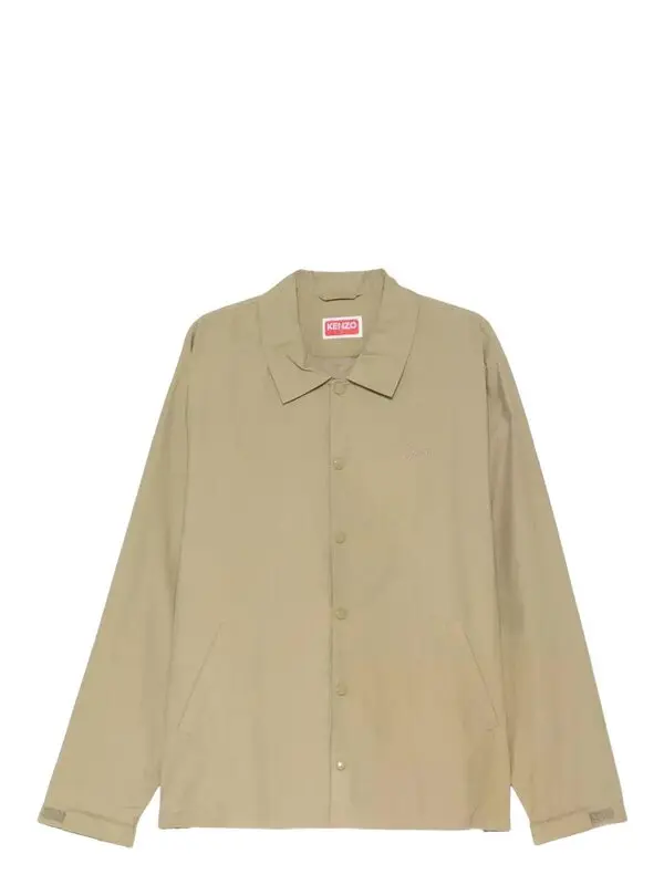 Kenzo Logo-embroidered Jacket - Green