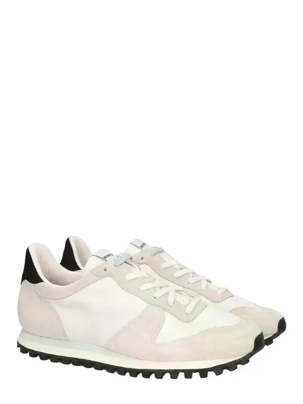 Novesta Suede-panelled Sneakers - White