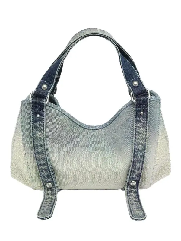 DIESEL® D-one-small Top-handle Bag In Crystal Solarised Denim - Blue
