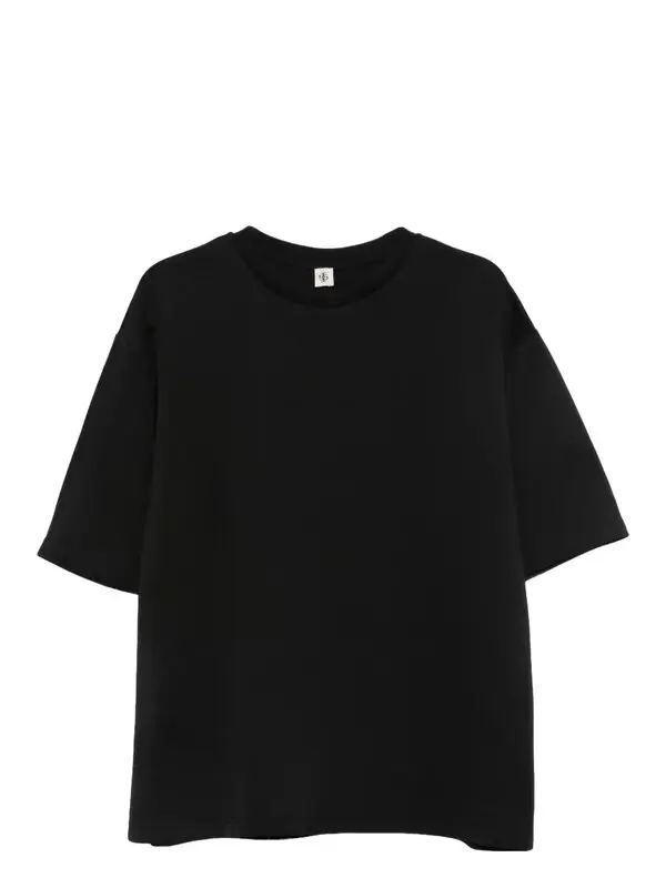 THE GARMENT Bow-detail Open-back T-shirt - Black