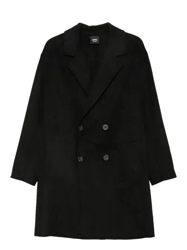 OMC Alessandro Double-breasted Coat - Black