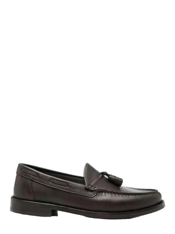 Corneliani Tassel Boat Shoes - Brown