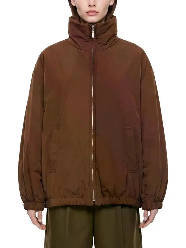 Max Mara Claudia The Cube High-neck Bomber Jacket - Brown