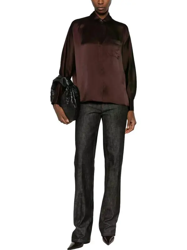 Vince Long-sleeve Shirt - Brown