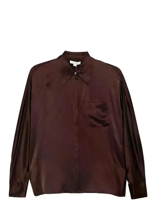 Vince Long-sleeve Shirt - Brown