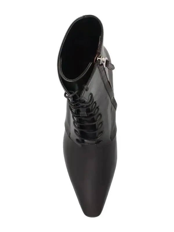 AeydĒ Elva Lace-up Ankle Boots - Brown