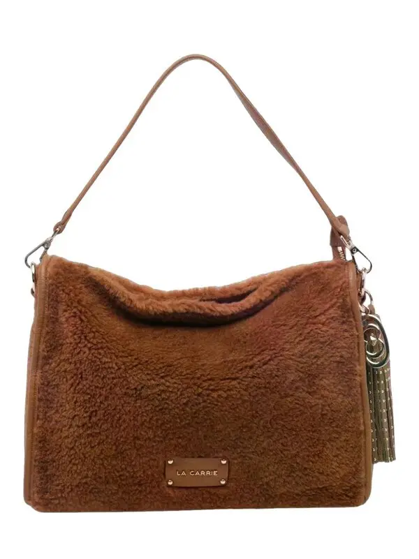 LA CARRIE Teddy Shoulder Bag - Brown