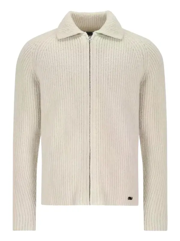 MASSIMO OSTI STUDIO Ribbed-knit Raglan-sleeve Sweater - Neutrals
