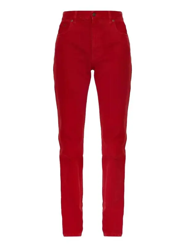 Chloé Tapered-leg Jeans - Red