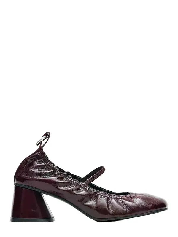 ALOHAS Rhiane Elasticated Block-heel Pumps - Red