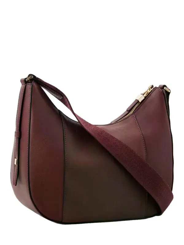PIQUADRO Leather Shoulder Bag - Red