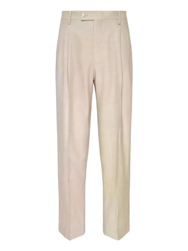 Auralee Pleated Trousers - Neutrals