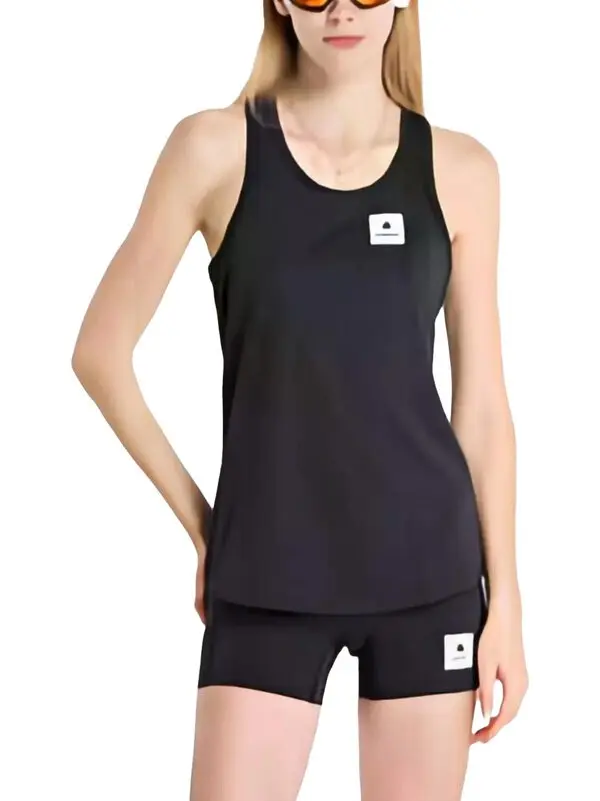 SAYSKY Universe Combat Scoop-neck Singlet - Black