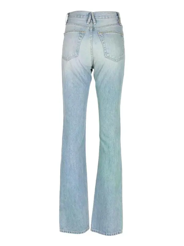SLVRLAKE Jade Faded Flared Jeans - Blue