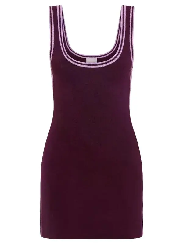 The Upside Lori Knitted Mini Dress - Purple