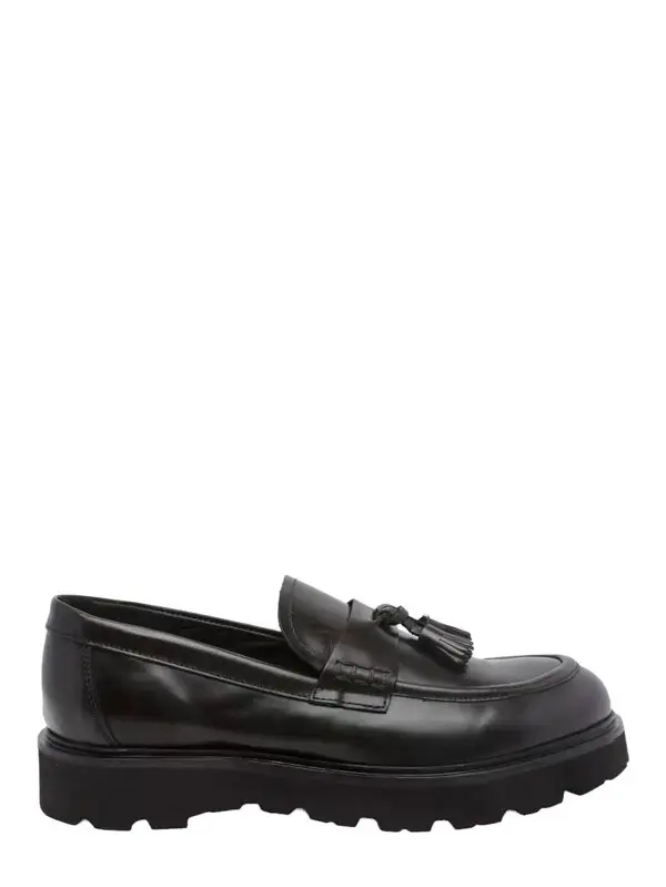 PAWELK'S Tassel-detail Leather Loafers - Brown